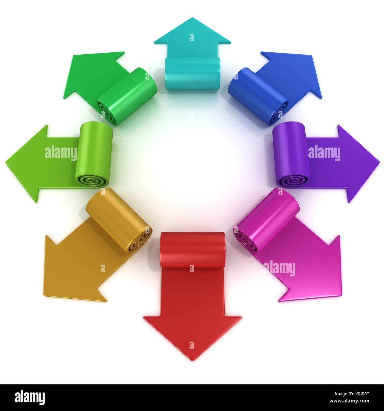 Rainbow formation diagram Cut Out Stock Images & Pictures - Alamy