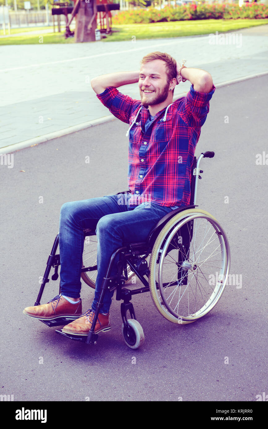 Smiles wheelchair hi-res stock photography and images - Alamy