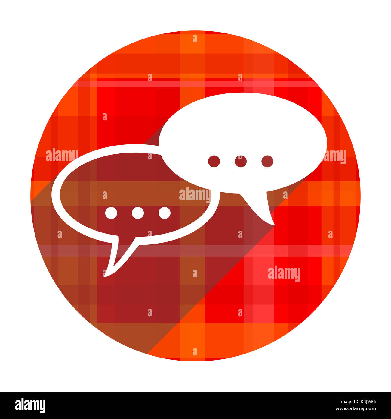 forum red flat icon isolated Stock Photo - Alamy