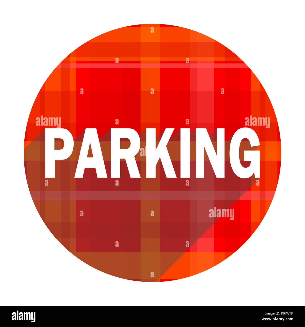 Red parking zone Cut Out Stock Images & Pictures - Alamy