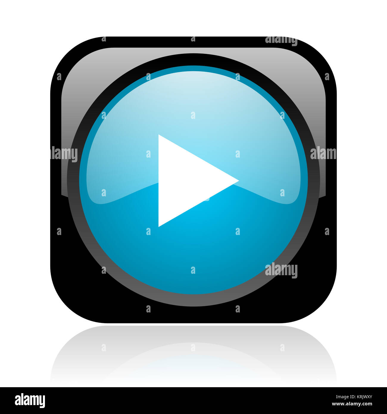Play button square 3d hi-res stock photography and images - Alamy