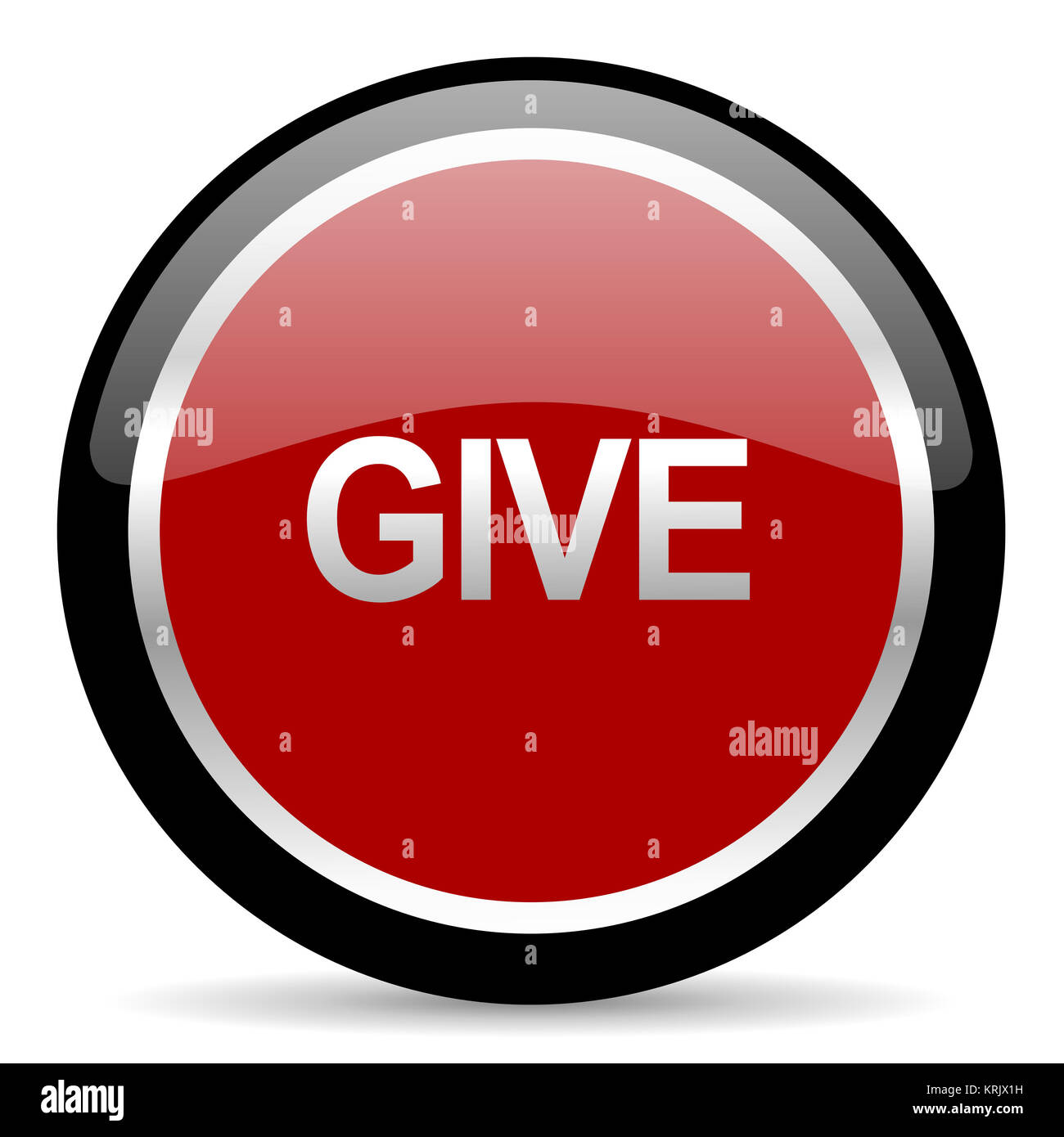 Glossy red button phone symbol hi-res stock photography and images - Alamy