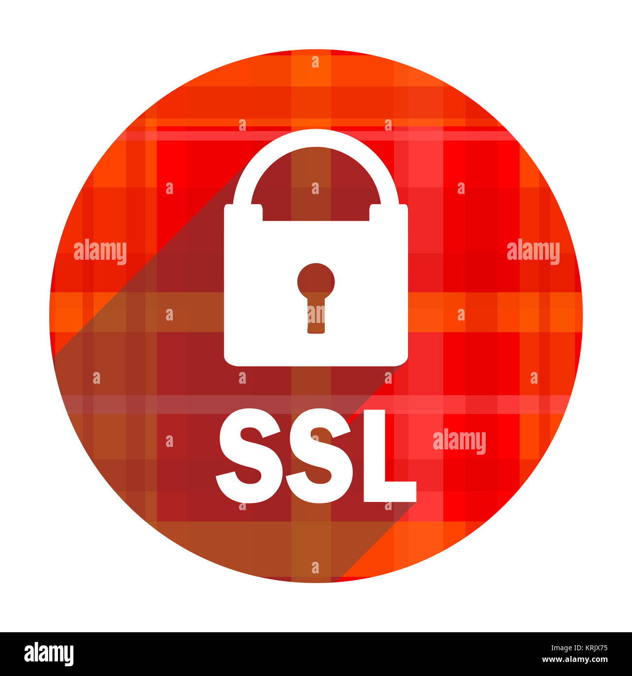 Ssl icon flat icon Cut Out Stock Images & Pictures - Alamy