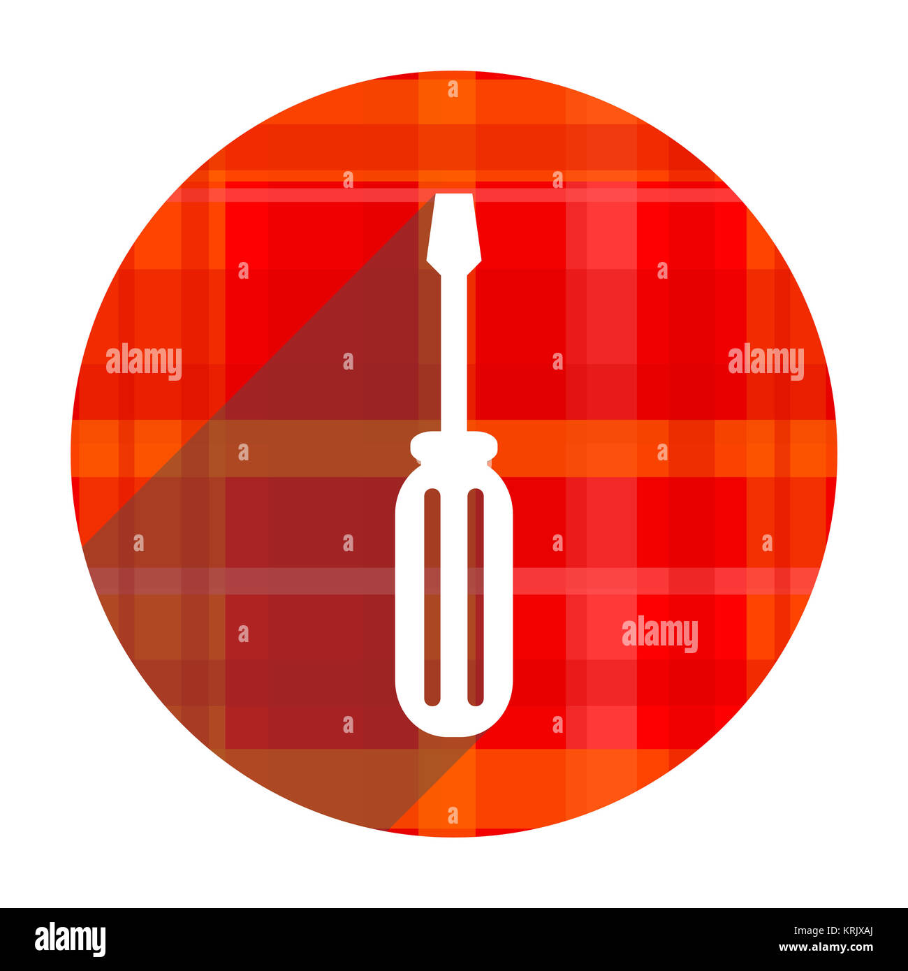 tools red flat icon isolated Stock Photo - Alamy