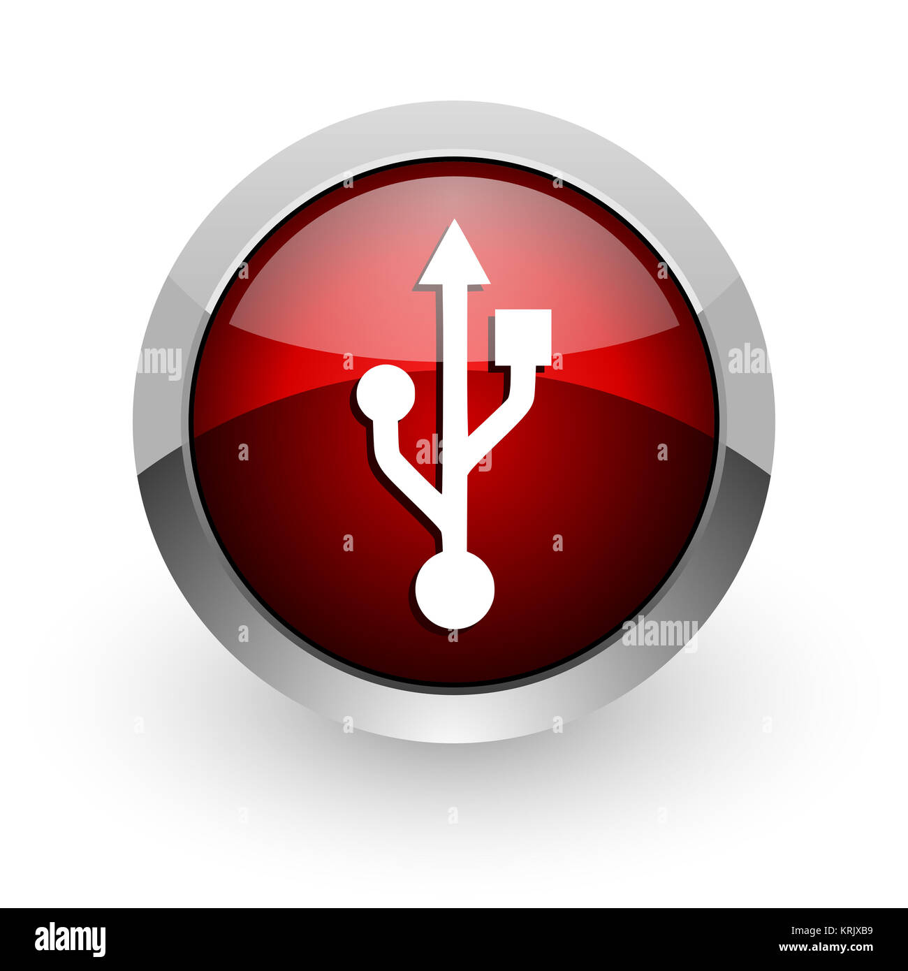 Red usb flash drive icon hi-res stock photography and images - Alamy