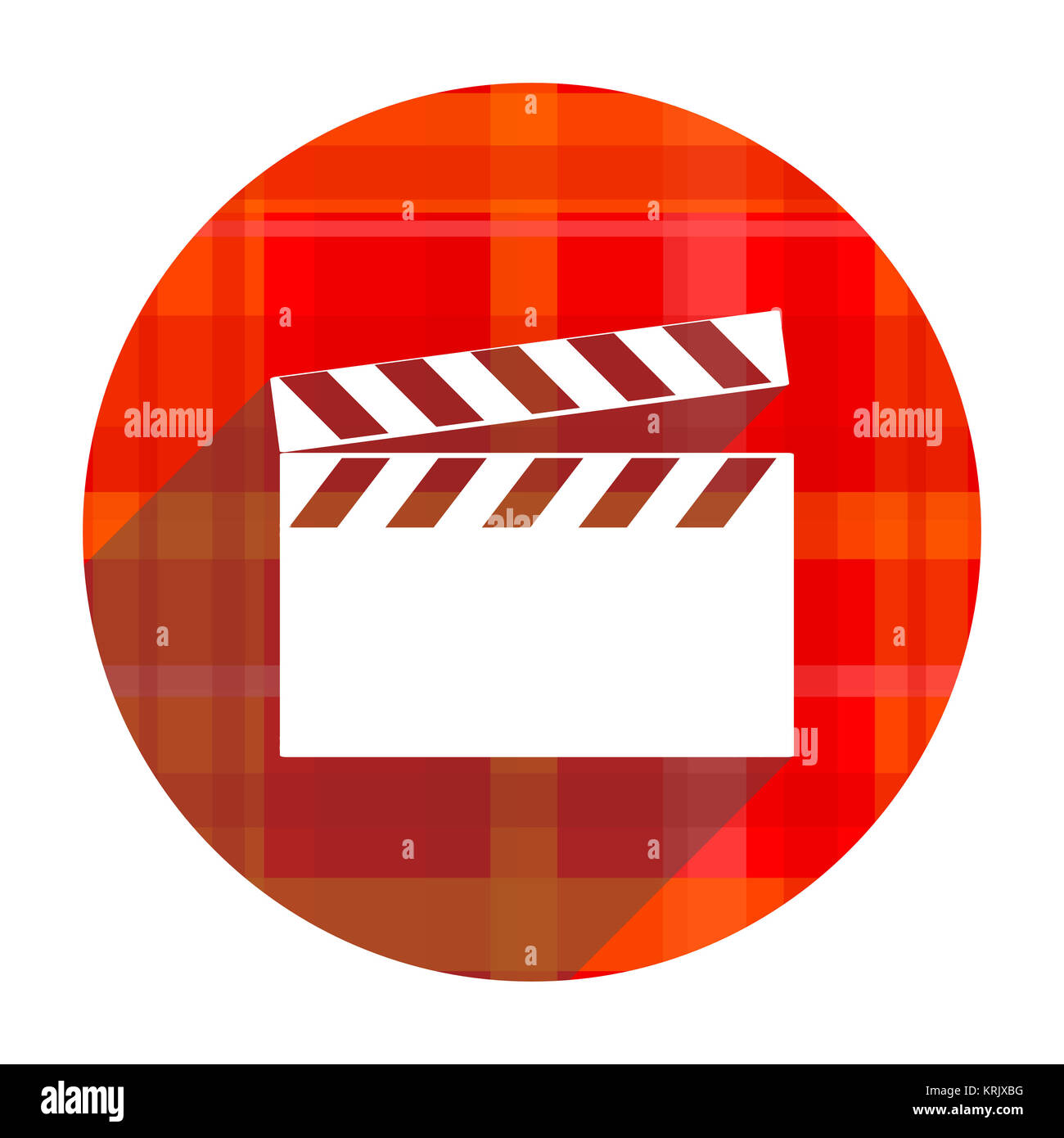 Video cut icon flat Cut Out Stock Images & Pictures - Alamy