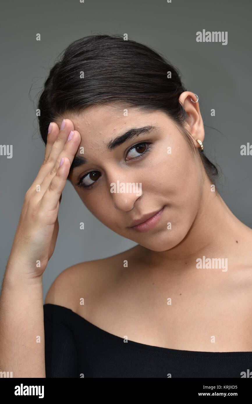 Female And Worry Stock Photo - Alamy