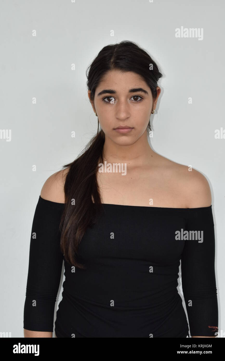 Girl Youngster Portrait Stock Photo - Alamy