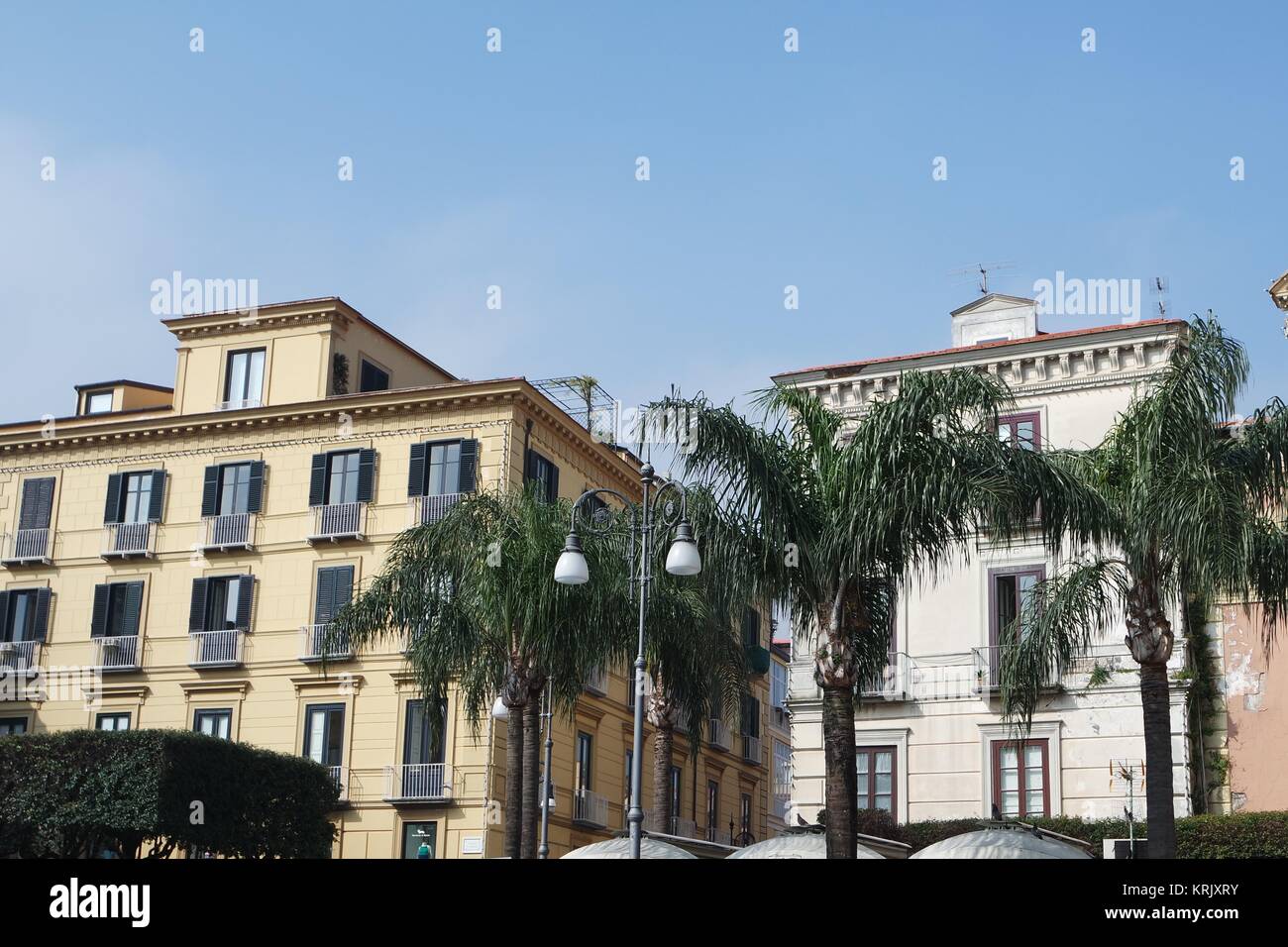 buildings in naples Stock Photo - Alamy