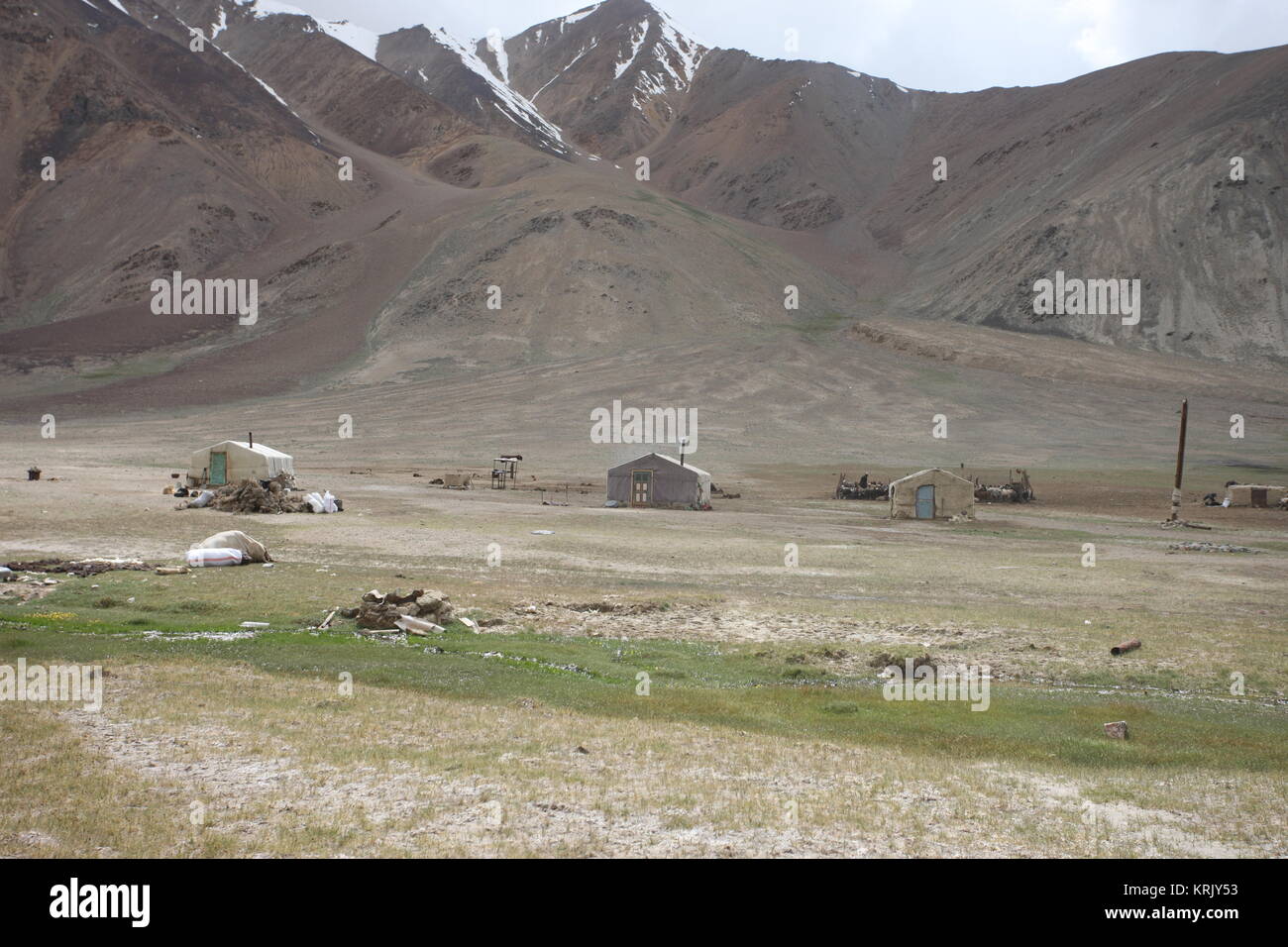 Pamir region Russian Federation Central Asia mountain landscapes Stock ...