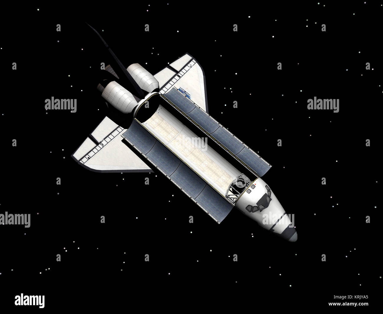 space shuttle in space Stock Photo - Alamy