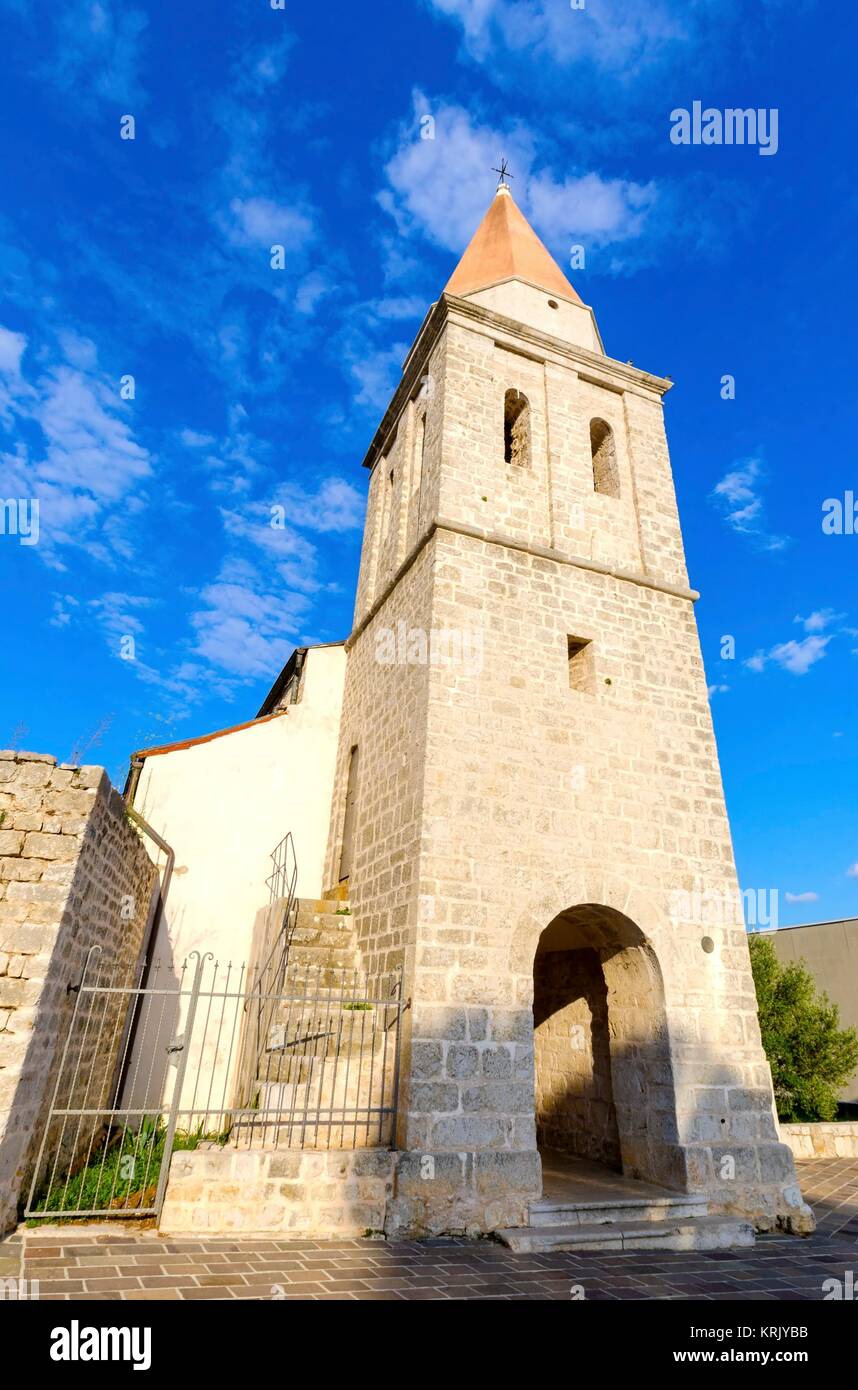 Church of Our Lady of Health, Krk, Croatia Stock Photo - Alamy