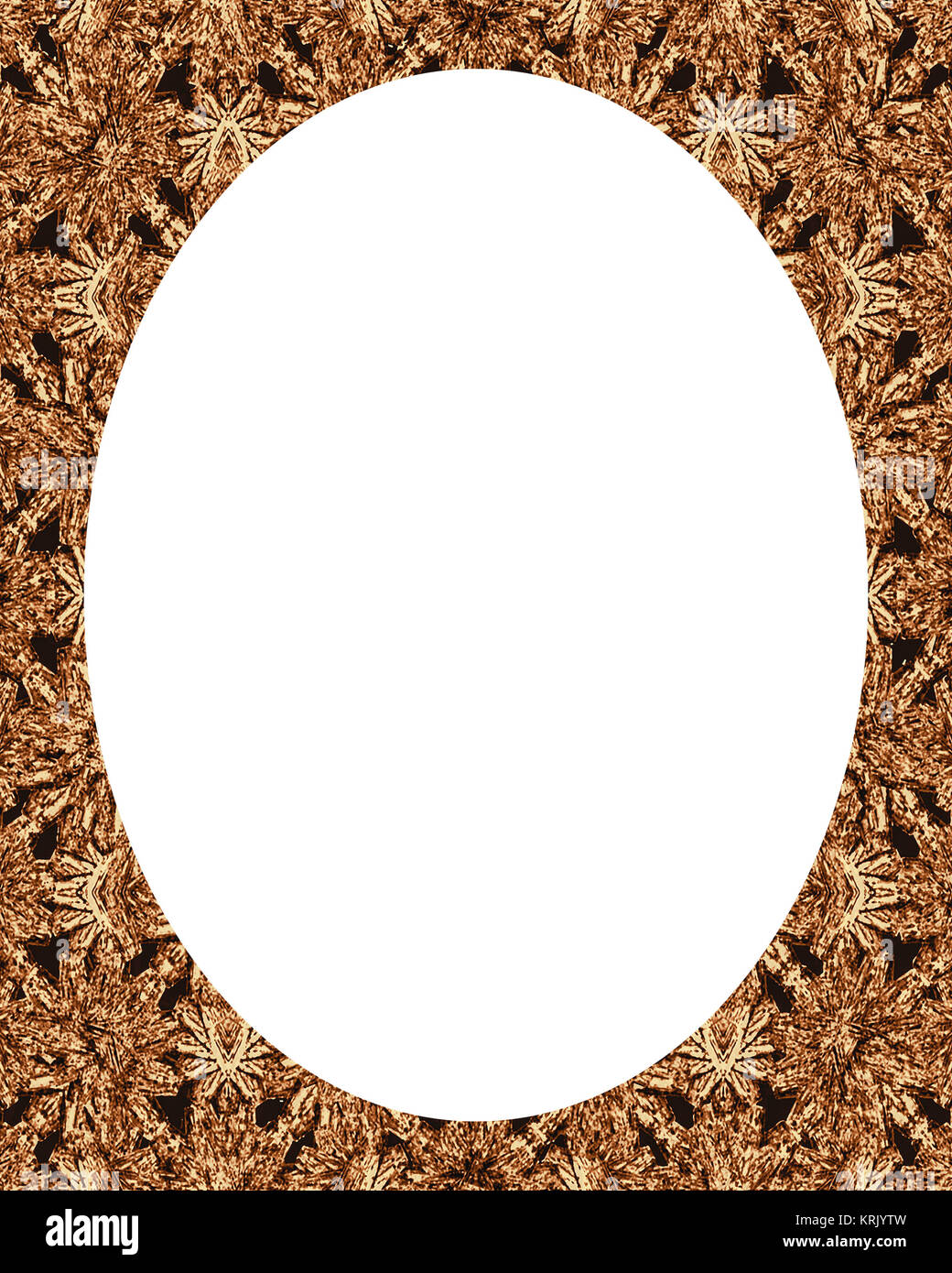 Circle Frame Background with Decorated Ornate Borders Stock Photo - Alamy
