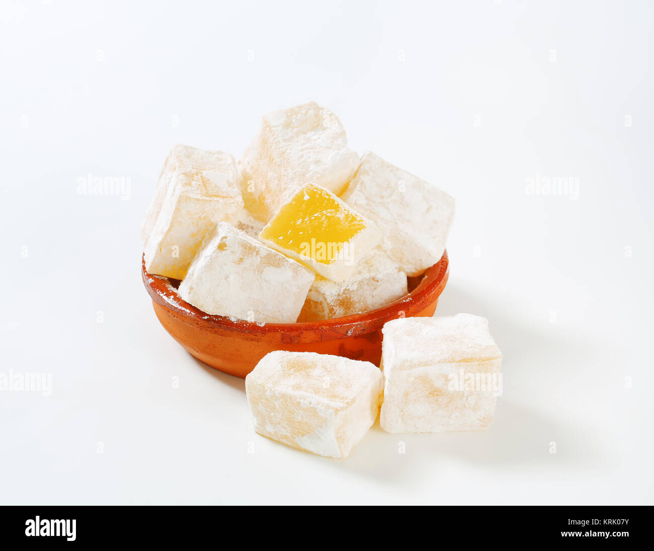 Greek Turkish delight Stock Photo - Alamy