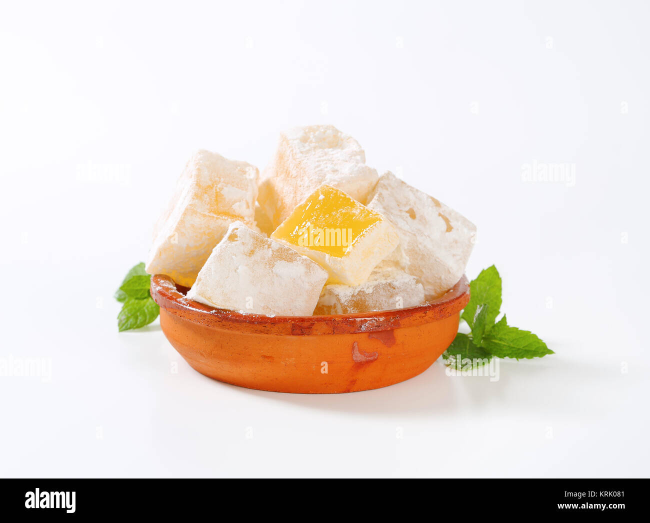 Greek Turkish delight Stock Photo - Alamy