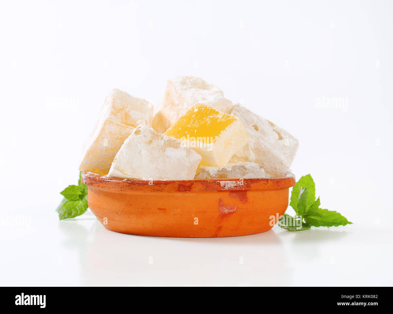 Greek Turkish delight Stock Photo - Alamy
