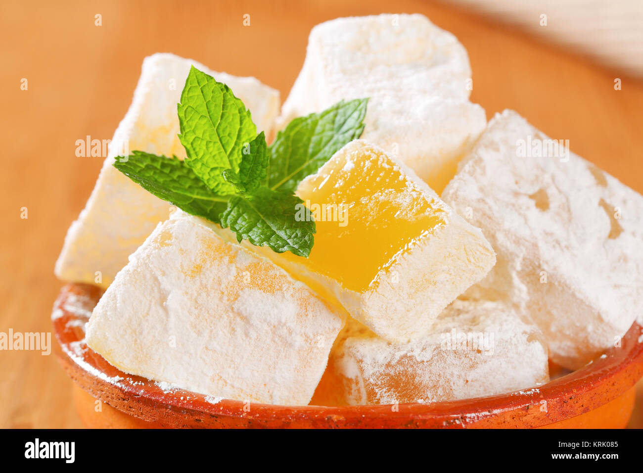 Greek Turkish delight Stock Photo - Alamy