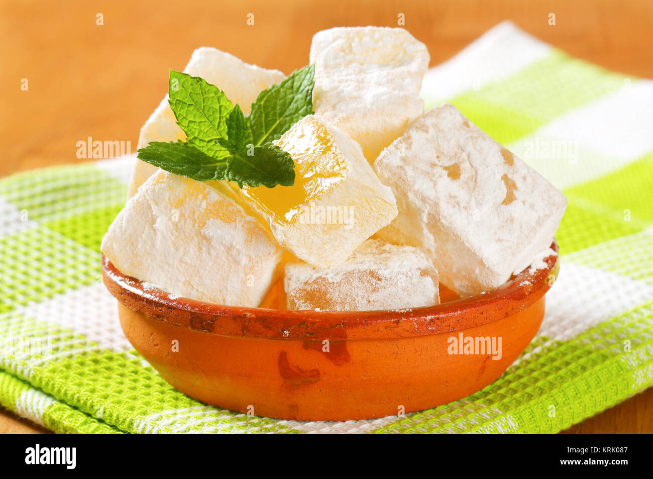Greek Turkish delight Stock Photo - Alamy