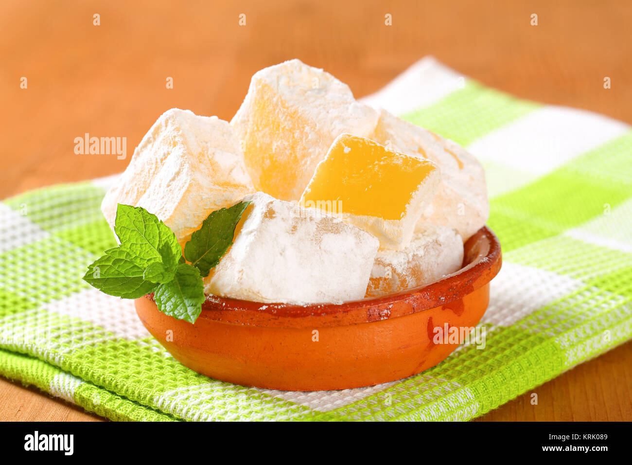 Greek Turkish delight Stock Photo - Alamy