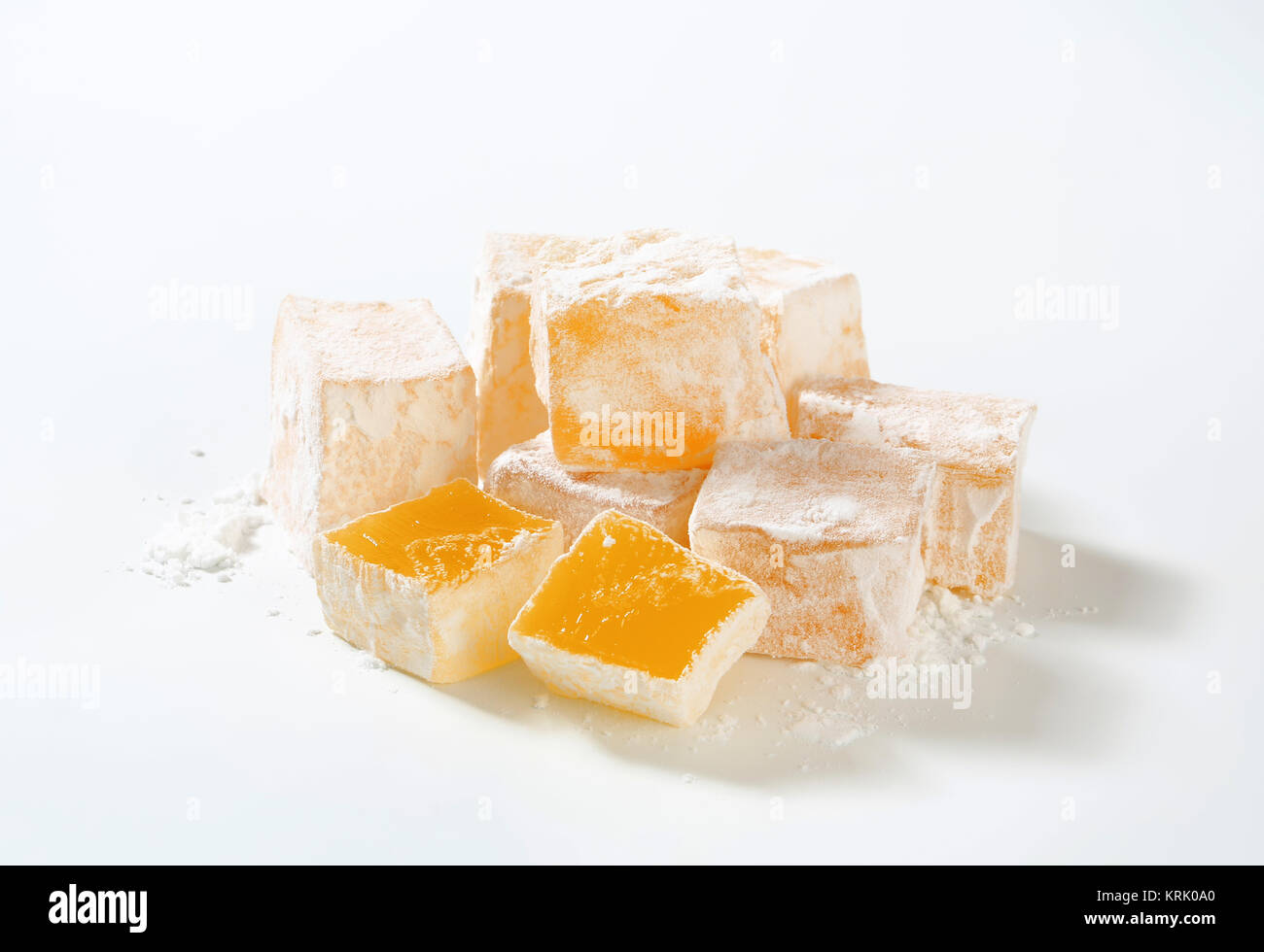 Greek Turkish delight Stock Photo - Alamy