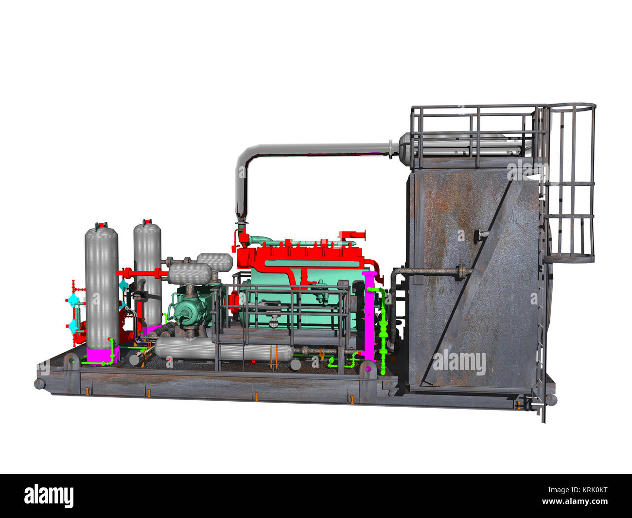 Compressor motor Cut Out Stock Images & Pictures - Alamy