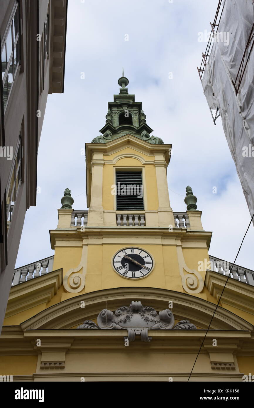 vienna,church,protestant church,church tower,bell tower,dorotheergasse ...