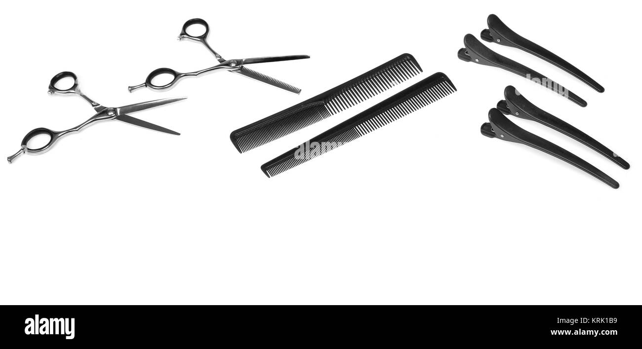 Hairdresser Accessories - Stock Image Stock Photo - Alamy