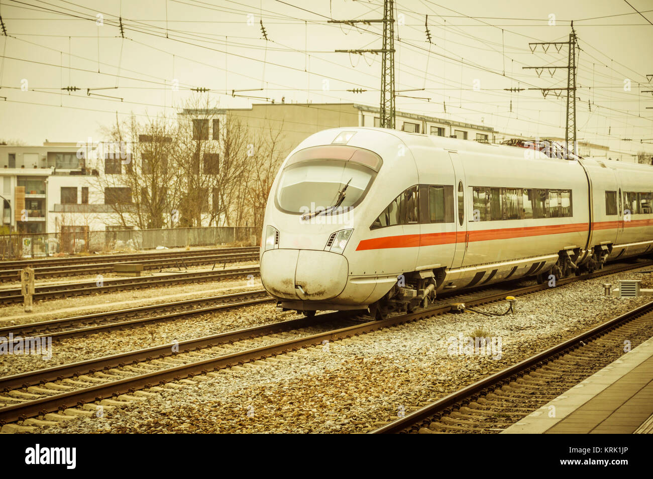 German intercity train Stock Photo - Alamy