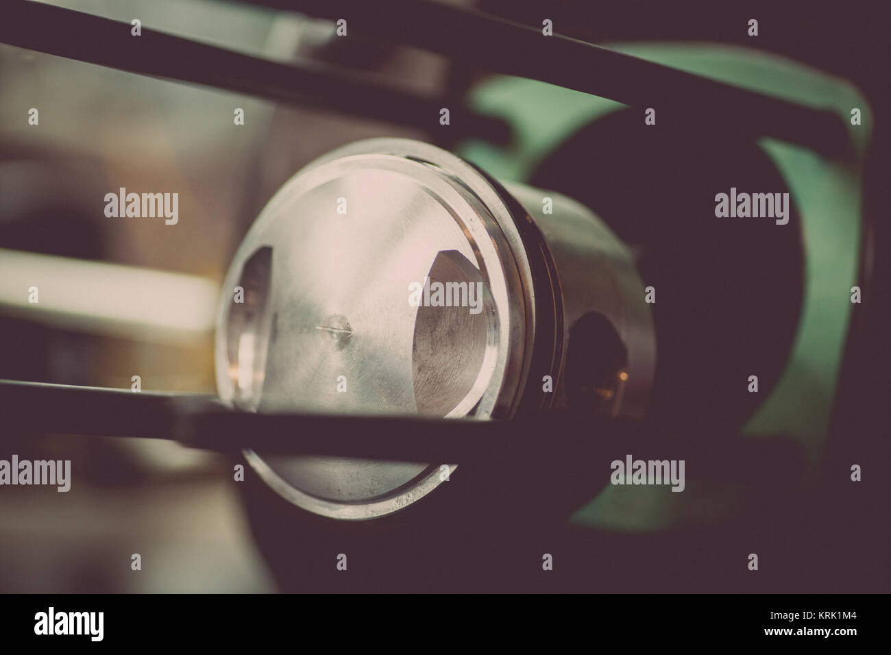 Motorcycle piston detail Stock Photo - Alamy