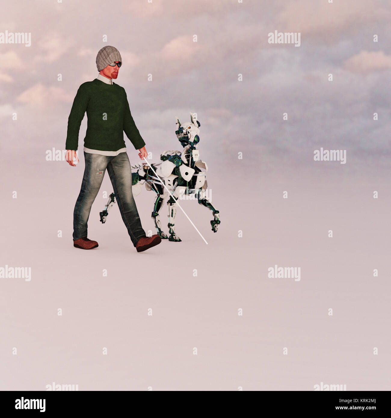 Robot walking side view hi-res stock photography and images - Alamy