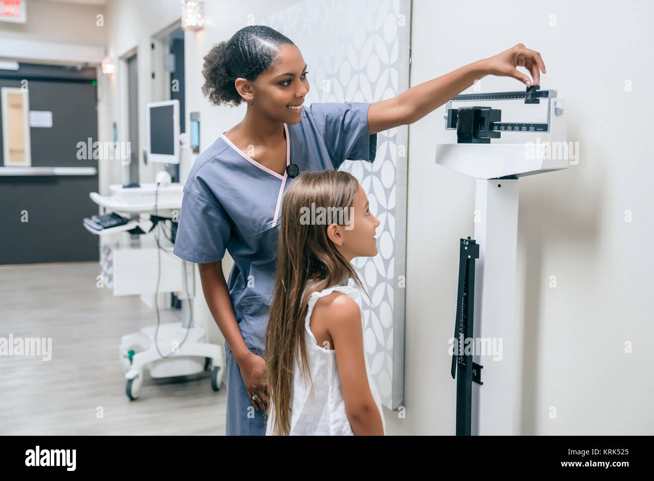 Person On Medical Scale