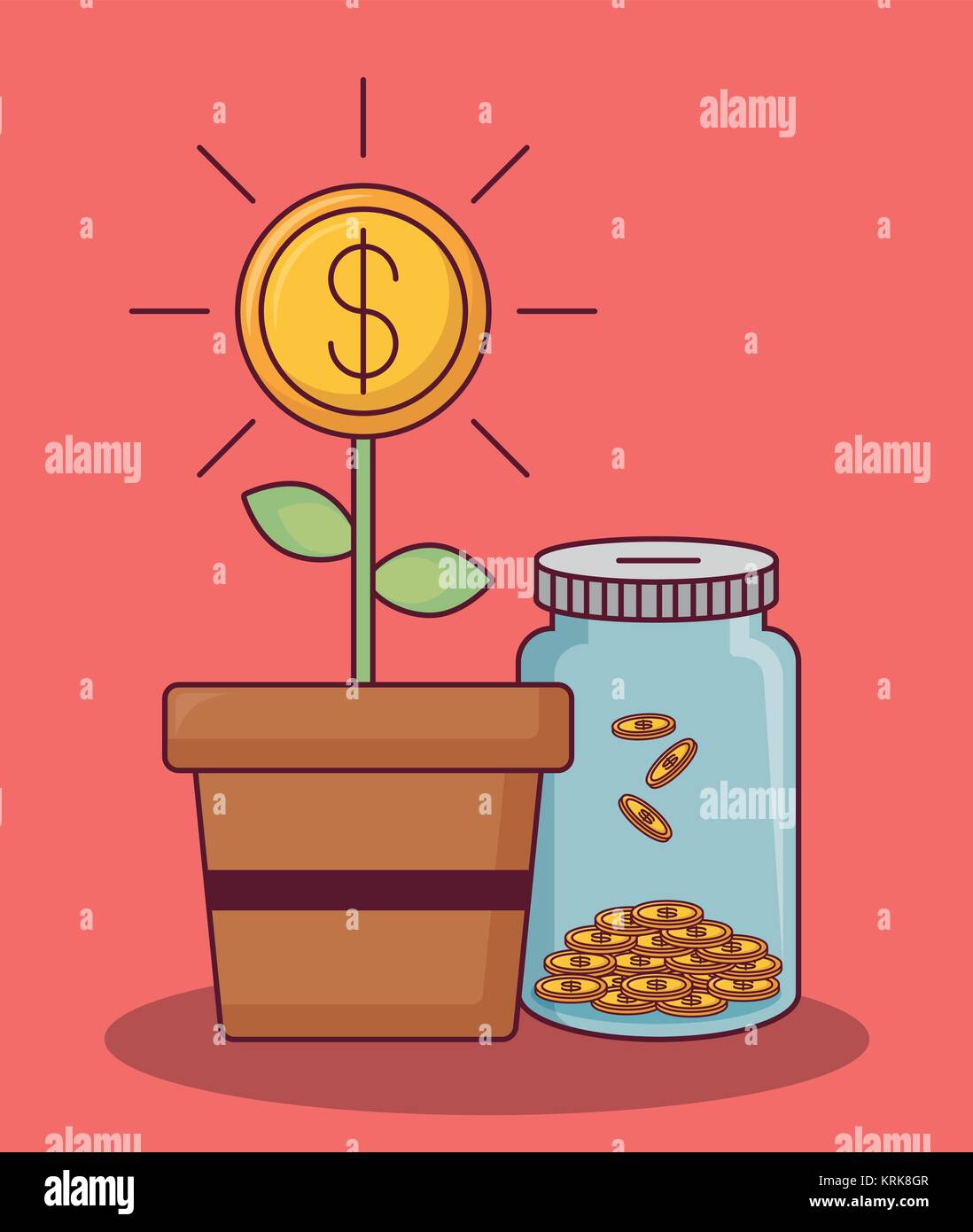 Money savings design Stock Vector Image & Art - Alamy