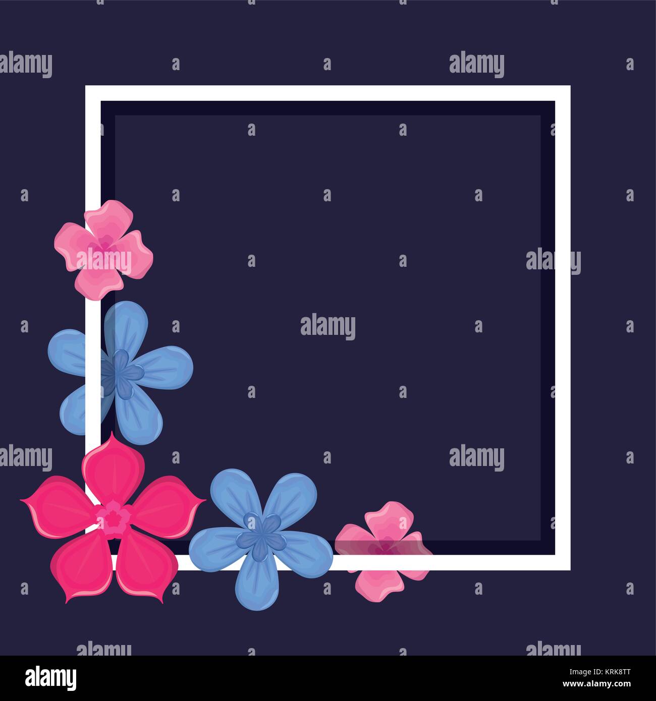 Beautiful flowers design Stock Vector Image & Art - Alamy