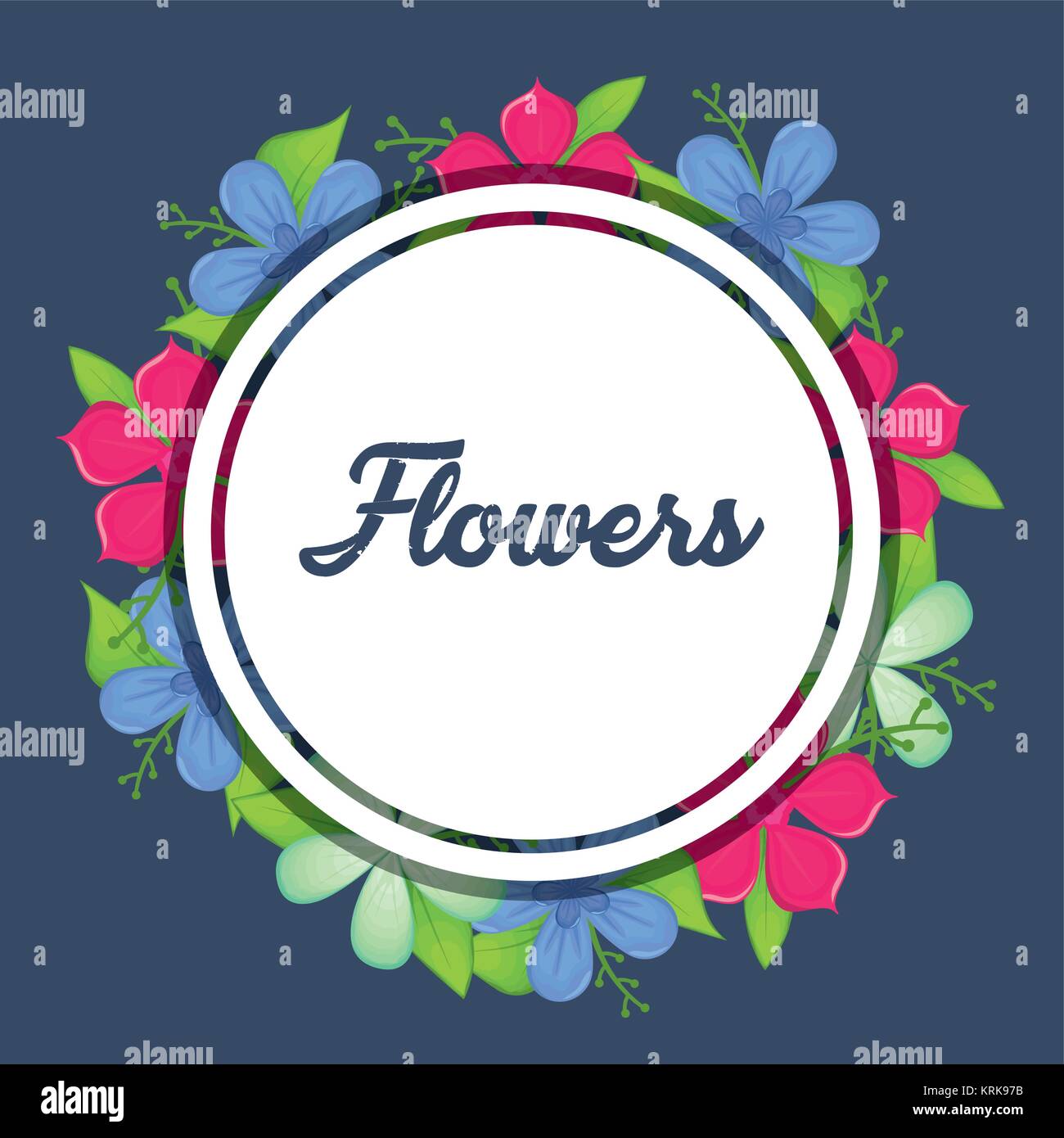 Beautiful flowers design Stock Vector Image & Art - Alamy
