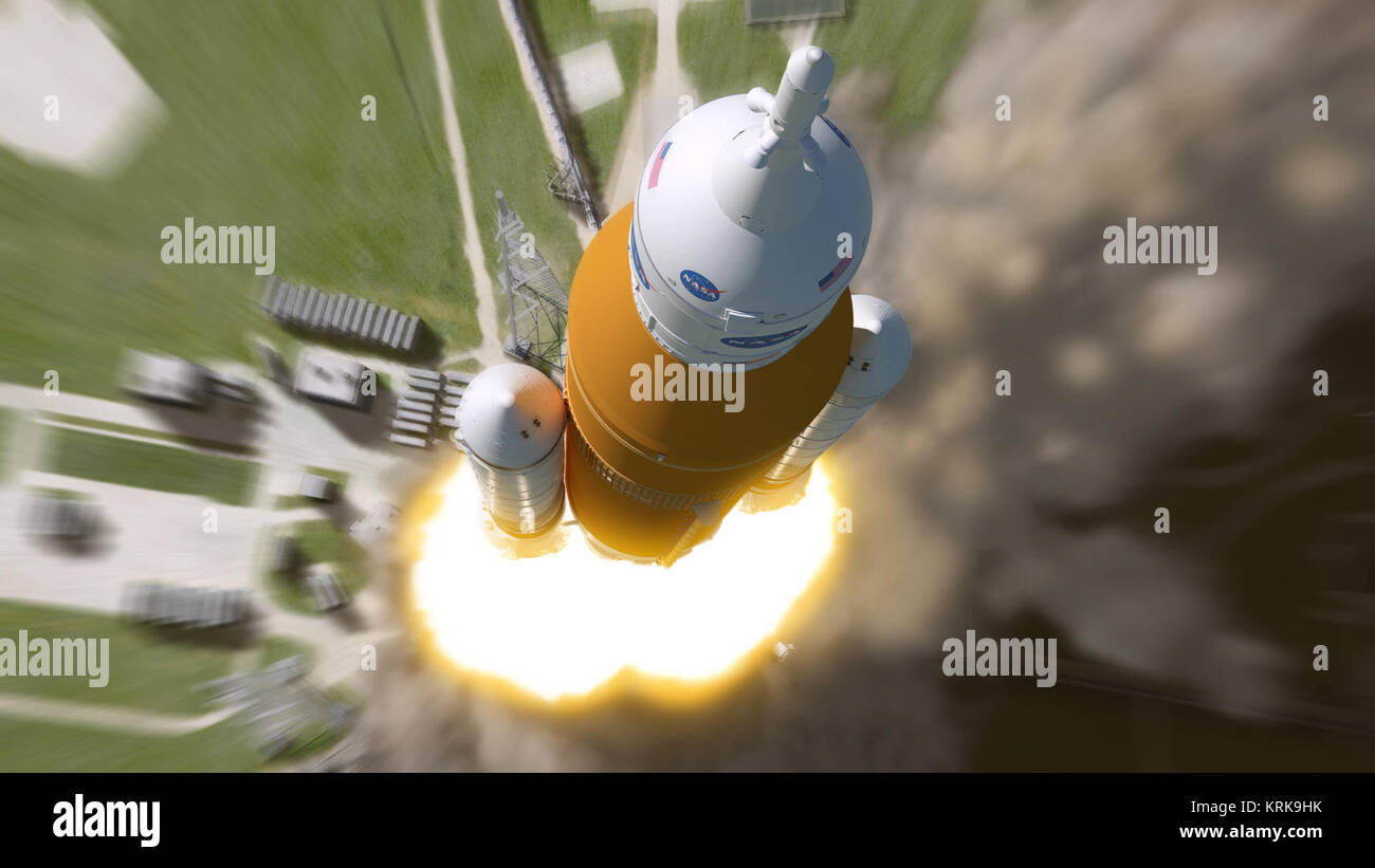 Sls block 1 rocket hi-res stock photography and images - Alamy