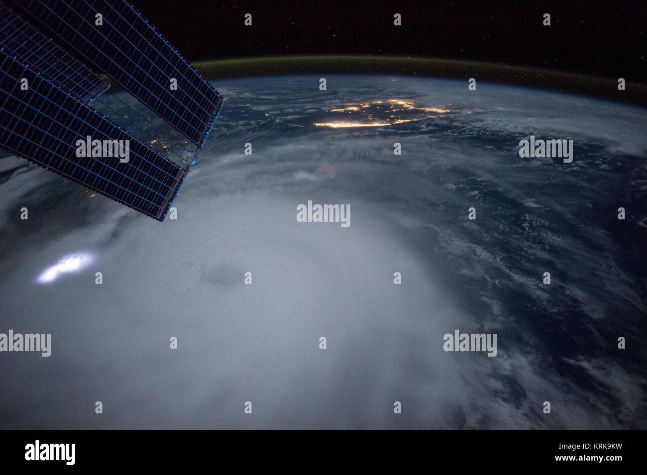 Iss hurricane view hi-res stock photography and images - Alamy