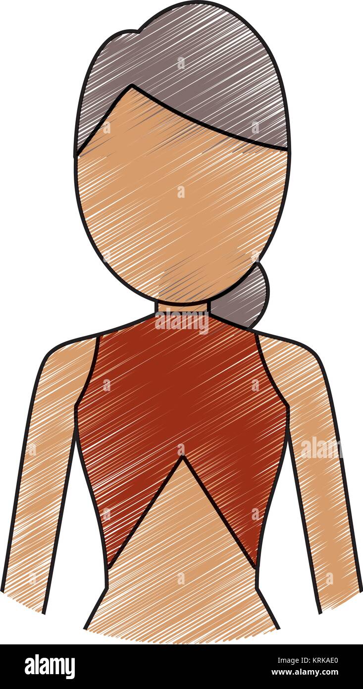 woman with hair picked vector illustration Stock Vector Image & Art - Alamy