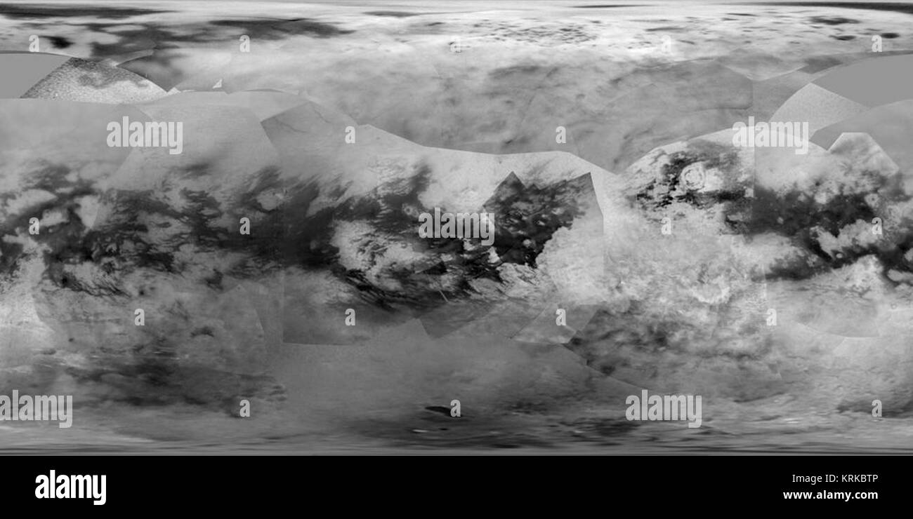 Map of Titan cropped Stock Photo - Alamy
