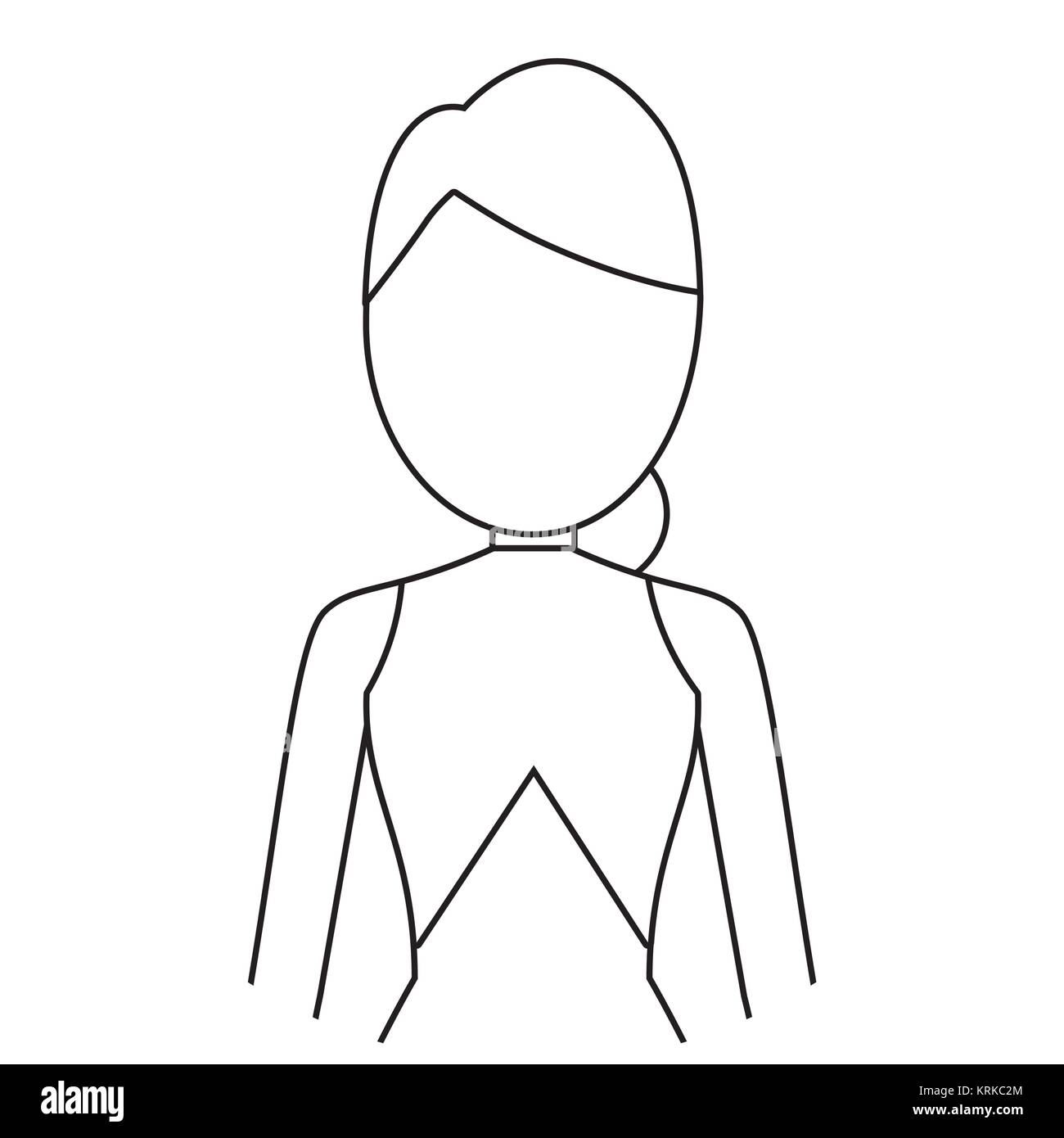 woman with hair picked vector illustration Stock Vector Image & Art - Alamy
