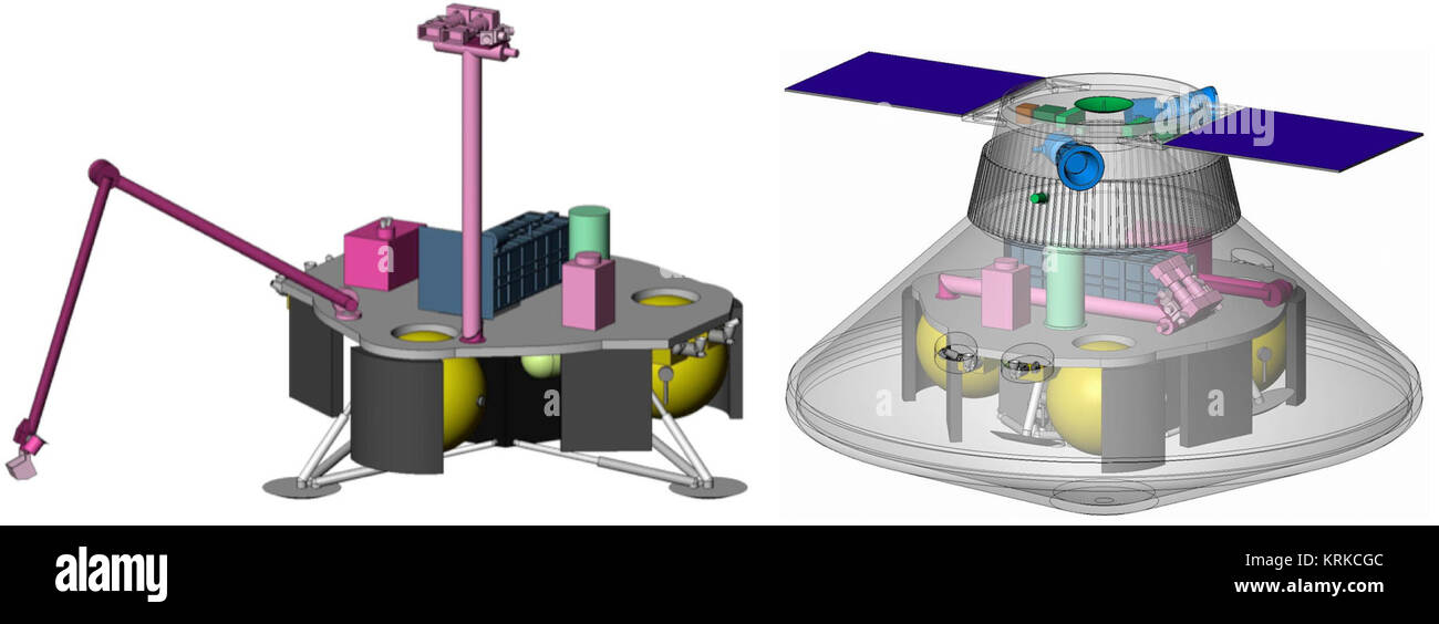 NASA Mars Polar Geyser Hopper Stock Photo - Alamy