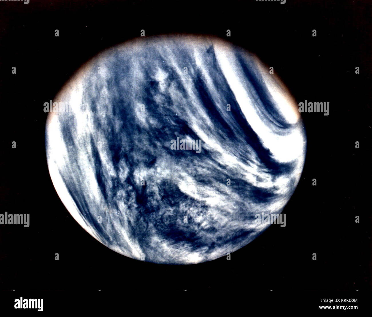 Venus as captured by Mariner 10 Stock Photo - Alamy