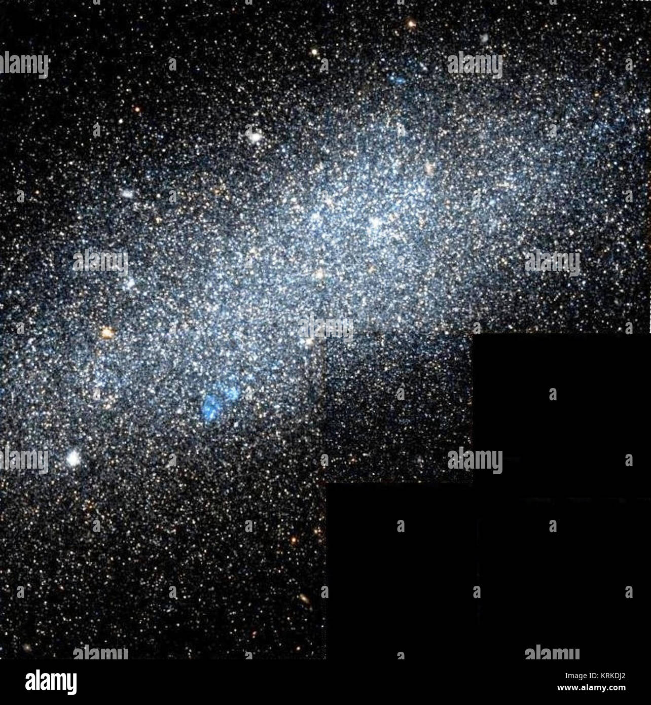 Color cutout hst 11986 11 wfpc2 f814w f606w wf sci UGC 7577 Stock Photo ...