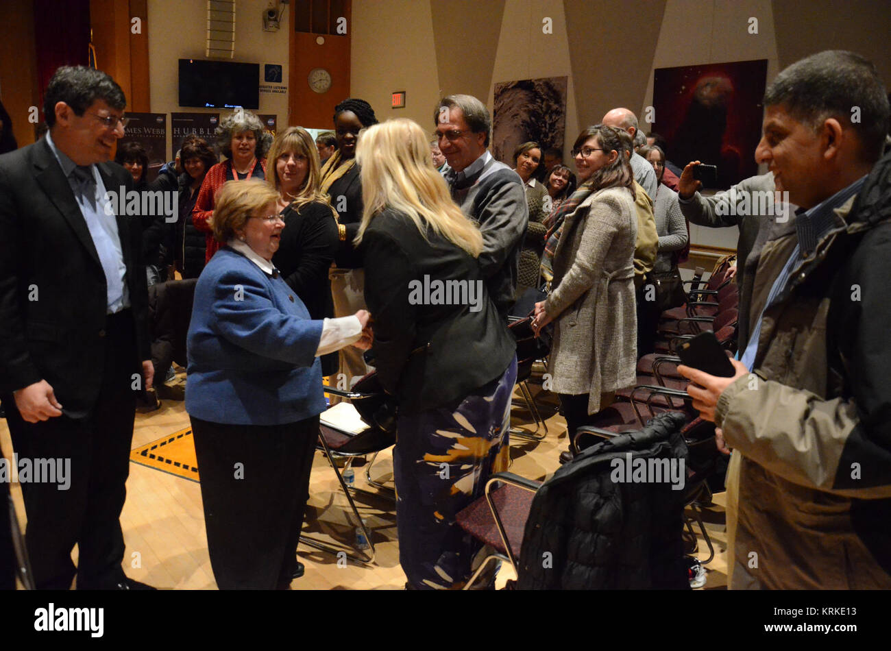 Senator Barbara Mikulski Visits NASA Goddard (23587547444 Stock Photo ...