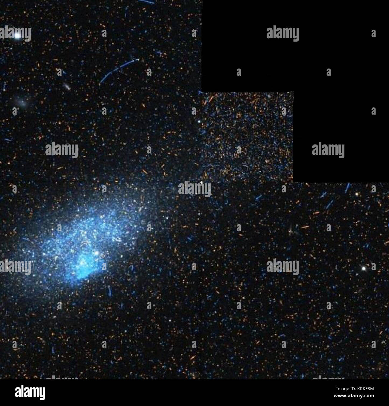 UGC 6541 color cutout hst 08601 55 wfpc2 f814w f606w wf sci Stock Photo ...