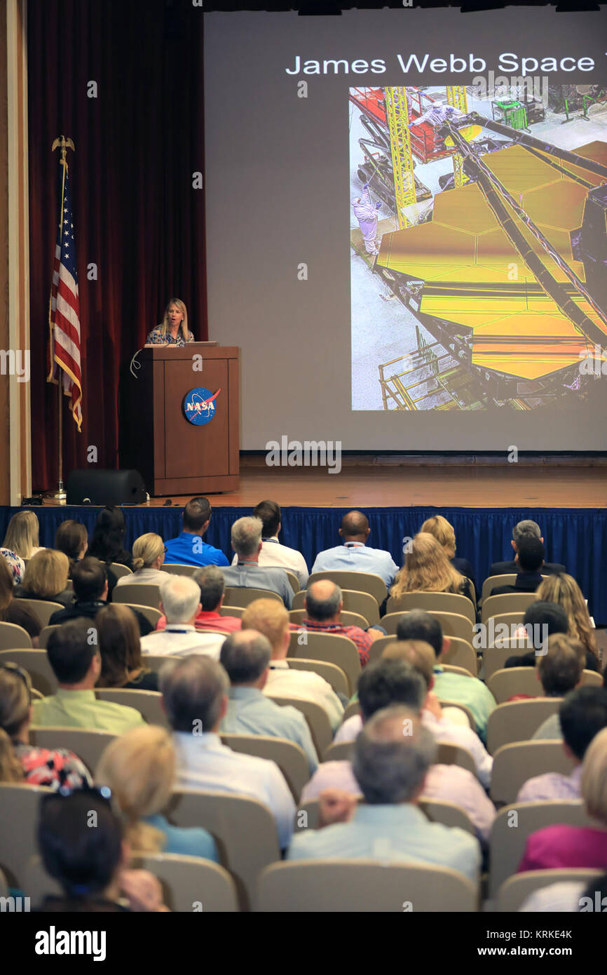 Dava Newman speaks to employees and viewers about the Agency Innovation ...