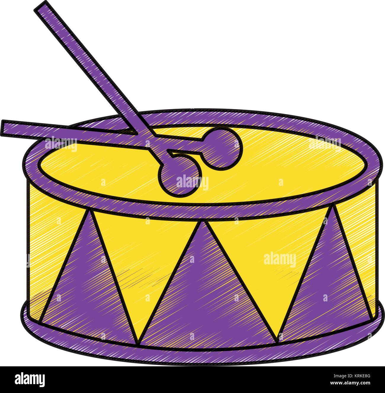 Drum kick Stock Vector Images - Alamy
