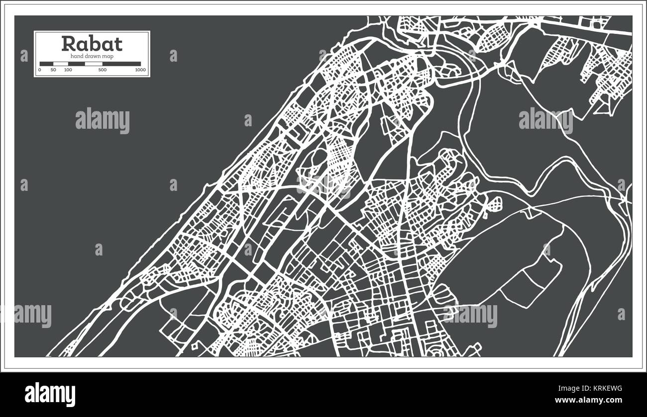 Rabat map hi-res stock photography and images - Alamy