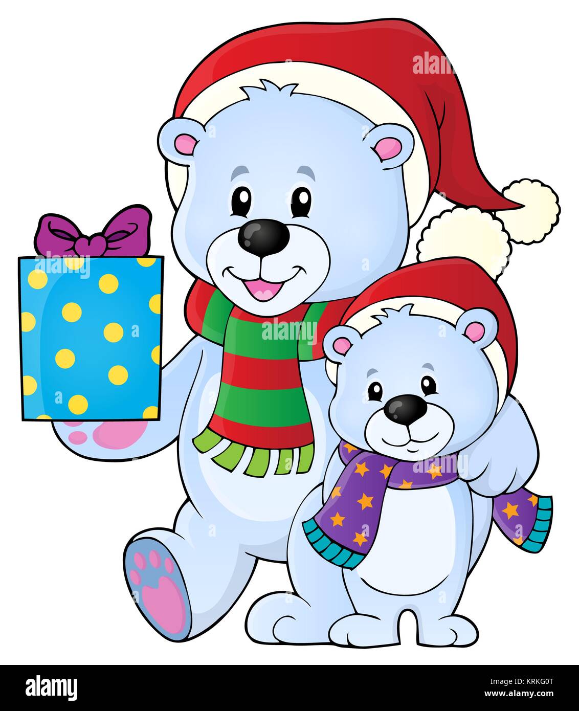 Christmas bears theme image 5 Stock Photo - Alamy