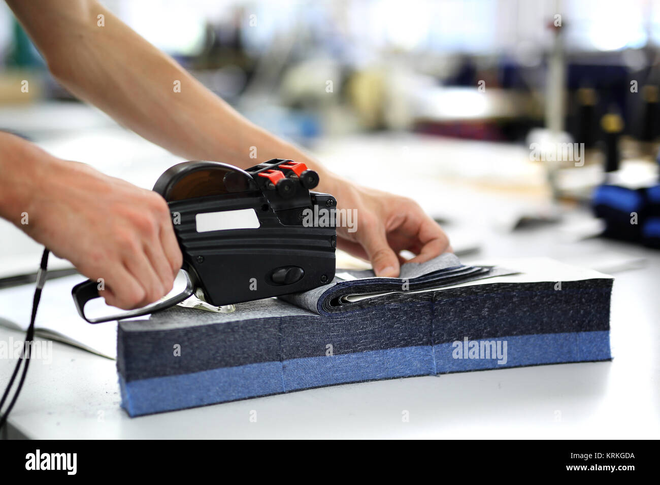 work in a sewing room Stock Photo - Alamy