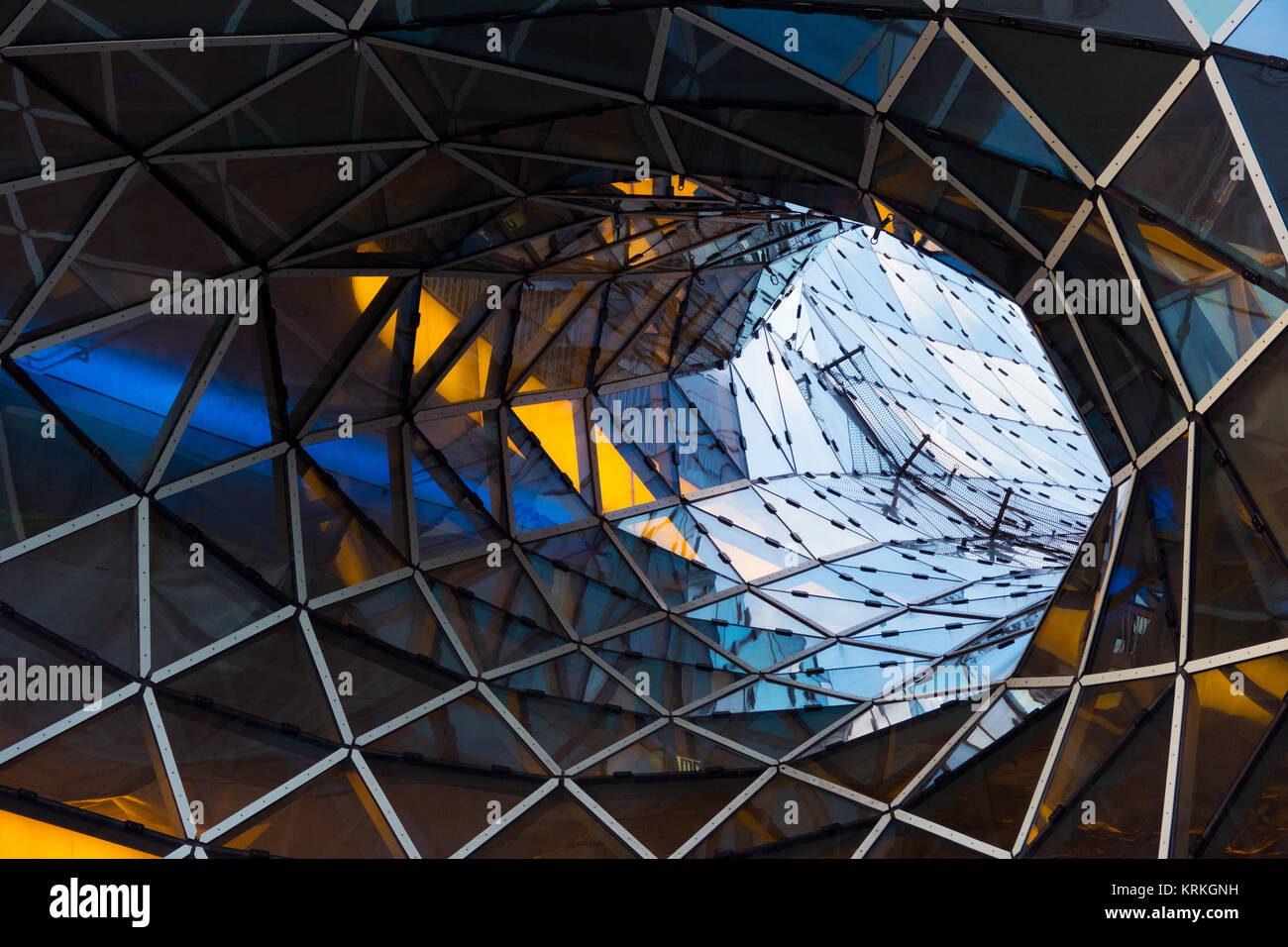Looking through Architecture Stock Photo - Alamy